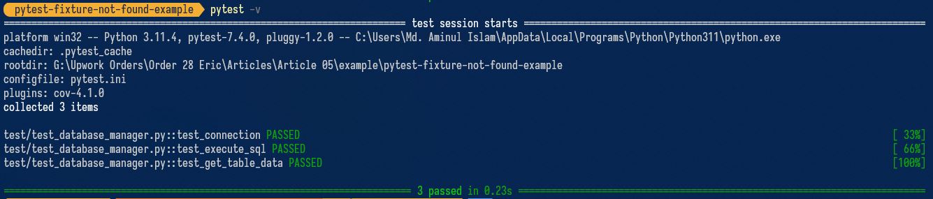 5 Simple Techniques To Resolve The Pytest Fixture Not Found Error Pytest With Eric