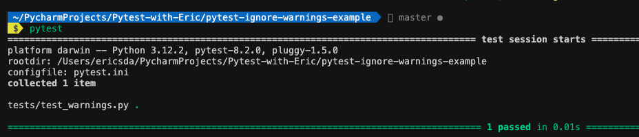 How To Ignore Warnings In Pytest With Examples Pytest With Eric